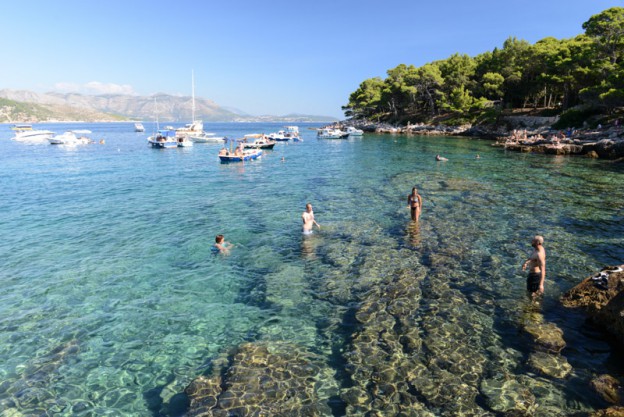 Dubrovnik, Kroatien, Croatia, Insel Lokrum, Ausflug, Strand, Strände ...