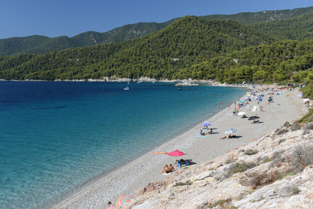 Skopelos, Milia Beach, Strand, schönste Strände, Reisebericht ...